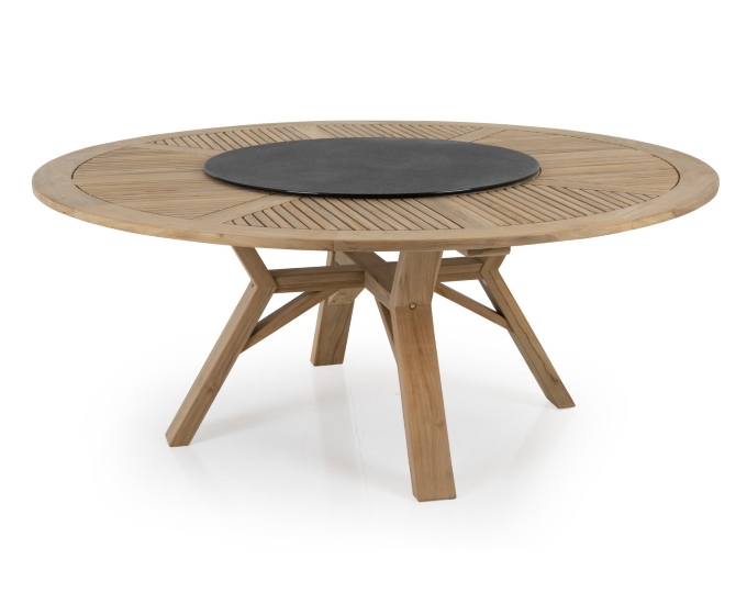 Stół okrągły 180 cm teak Logrono - Stoły teak - Ogrodowy Salon
